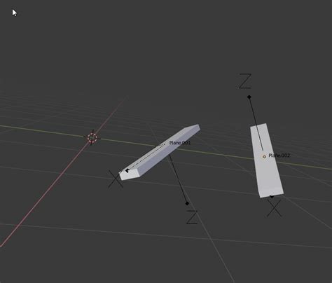 Modeling How To Align Two Differently Rotated Objects To Be Exactly Side By Side Blender