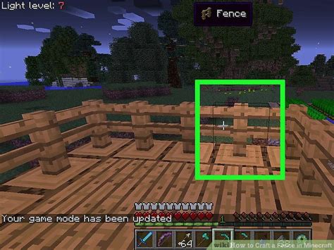 Ways To Craft A Fence In Minecraft WikiHow