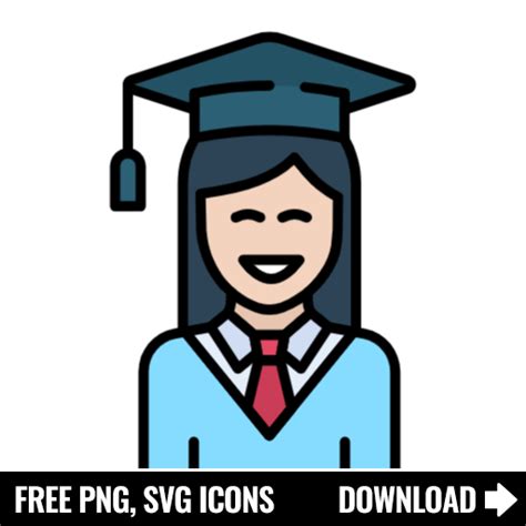 Free Student Graduation Icon Symbol Download In Svg And Png Formats