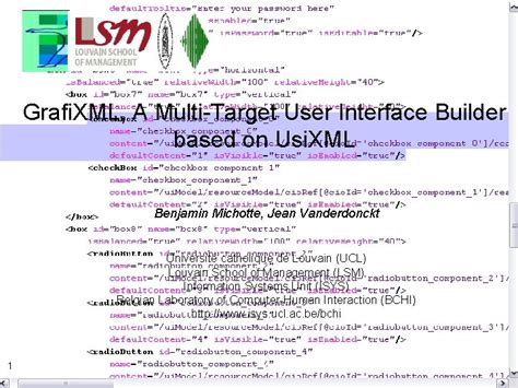 grafi xml a multitarget user interface builder based