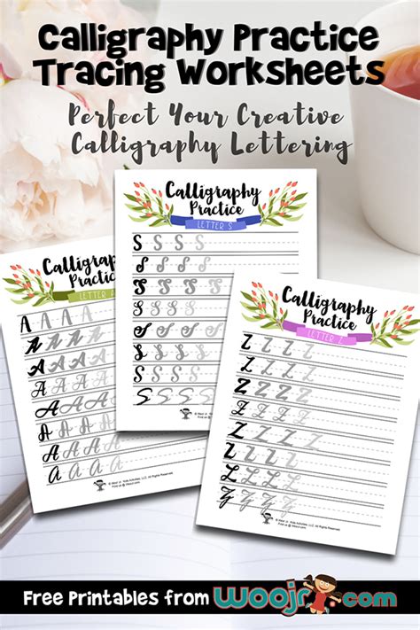 Free Calligraphy Handwriting Practice Sheets Download Free Calligraphy