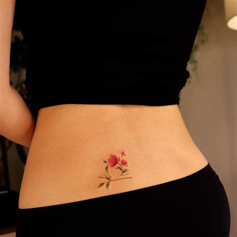 Lower Back Tattoo Designs For Women And Men With Meaning Flowers And