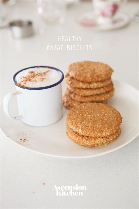 Healthy Anzac Biscuits Sugar Free Ascension Kitchen Anzac Biscuits Healthy Anzac Biscuits