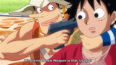 Usopp Explains Why He Doesn T Use Real Weapons One Piece Youtube