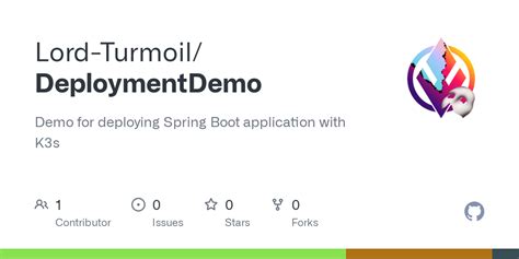 Github Lord Turmoil Deploymentdemo Demo For Deploying Spring Boot Application With K3s