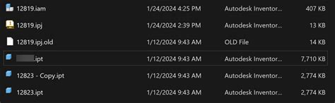 vault browser is missing a component that is shown in the model browser