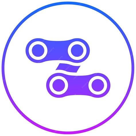 Premium Vector Cycle Chain Vector Illustration