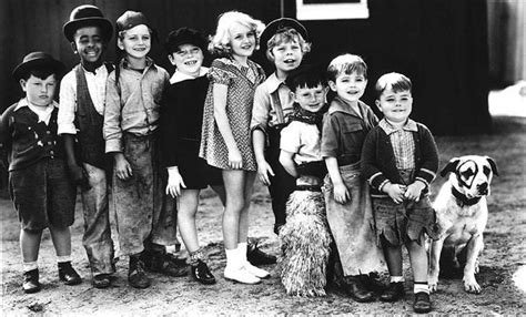 Cast Young Spanky First Year Little Rascals Our Gang Comedy 8 X10 Photo