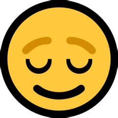 Relieved Face Emoji 😌