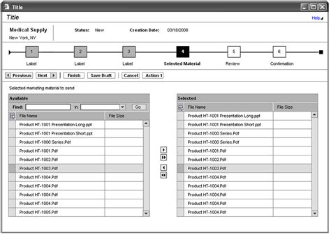 Hank Grebe Wireframe Samples