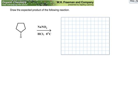 Solved Draw The Expected Product Of The Following Reaction