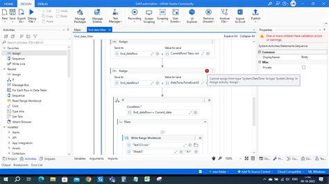 How To Compare The Current Date With The Excel File Column Activities UiPath Community Forum