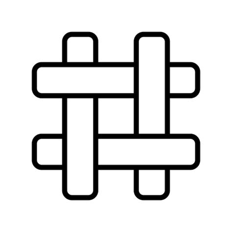 Premium Vector Hash Tag Icon