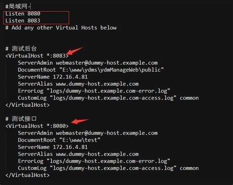 本地apache配置多站点虚拟域名及分配端口 越加网 本地apache配置多站点虚拟域名及分配端口 越加网
