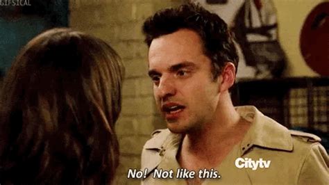 Nye Jente Gifs Nick Og Jess Nick And Jess Kissing New Girl Gifs