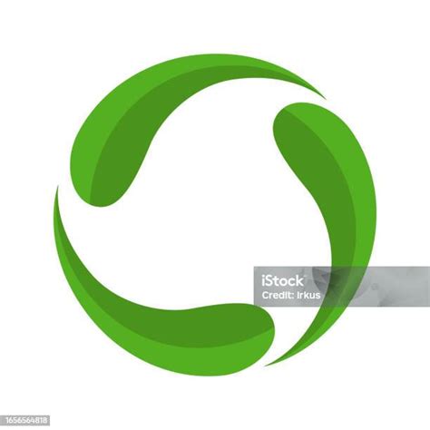 재활용 아이콘입니다 재활용 기호를 재활용합니다 벡터 그림입니다 격리 3차원 형태에 대한 스톡 벡터 아트 및 기타 이미지 3차원 형태 개념 곡선 Istock