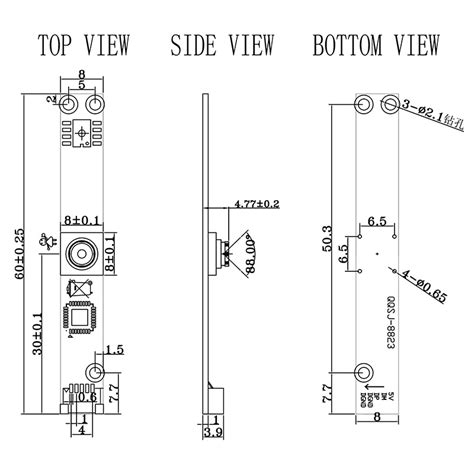W USB GC VGA Distortionless Used To Identify Scanning Camera Modules