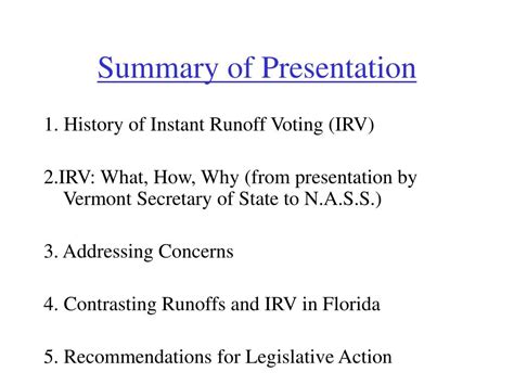Ppt Instant Runoff Voting Ranked Choice Voting Powerpoint Presentation Id 3499447