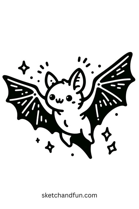 39 Easy Cute Bat Drawing Ideas Sketch And Fun Bat Cute Drawing