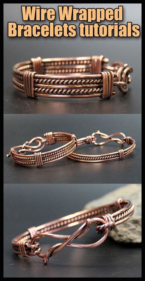 Diy Wire Bracelets Wire Wrapped Bracelets Step By Step Tutorials For Beginners Handmade