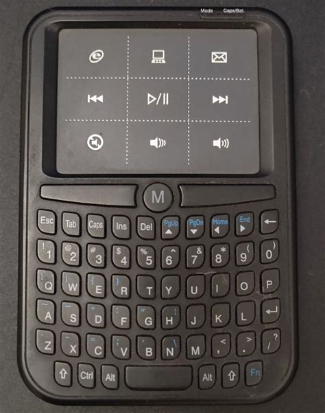 Ce Compass Mini Wireless Keyboard With Touchpad Mouse Pc Remote Control