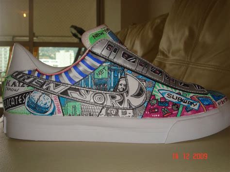 Custom Hand Painted Shoe By Asakitay On Deviantart