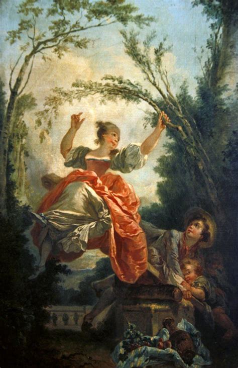 Картина девушка на качели рококо 82 фото