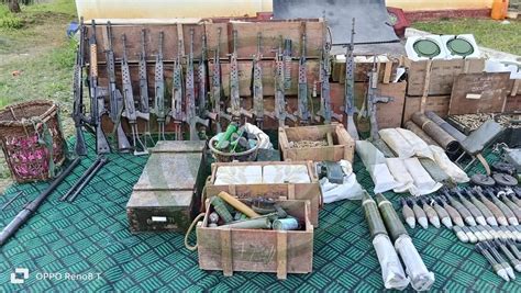 မန်တုံ ခလရ ၁၃၀ ကို နယ်မြေရှင်းလင်းစဉ် သိမ်းဆည်းရမိတဲ့ လက်နက်ခဲယမ်းတွေ Tnla ထုတ်ပြန်၊ စစ်ကောင်စီ