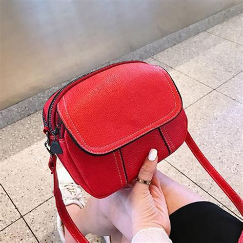 미니 캐주얼 암소 가죽 플랩 여성 메신저 가방 지갑 작은 어깨 가방 레이디 핸드백 Crossbody 가방탑 핸드백