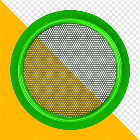 Premium Psd Metallic Circular Panel With Grid