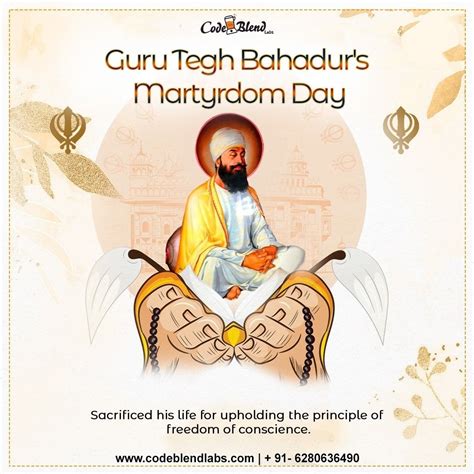 Guru Tegh Bahadur S Martyrdom Day Artofit