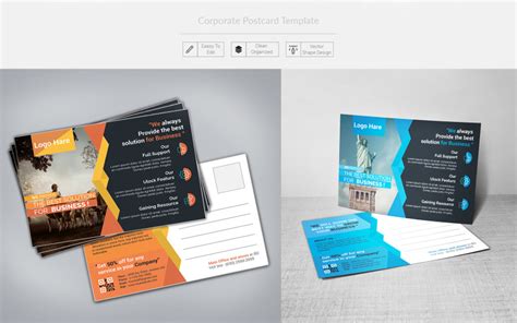 Postcard Corporate Identity Template Templatemonster
