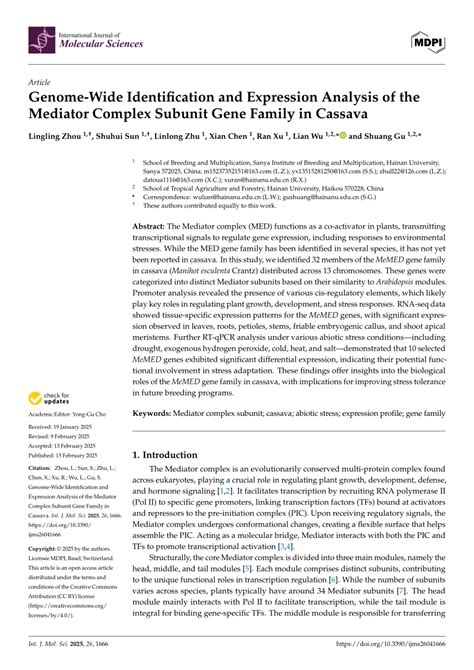 Pdf Genome Wide Identification And Expression Analysis Of The