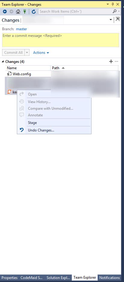 Living And Breathing The World Of Microsoft Staged And Unstaged Files In Git Using Visual Studio