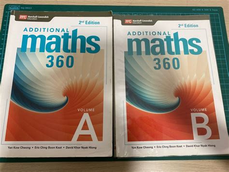 Additional Maths 360 Textbook A And B Hobbies And Toys Books And Magazines