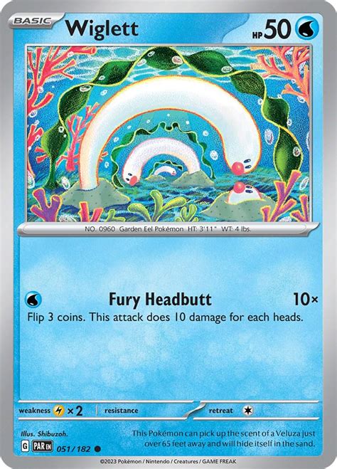 Wiglett 51 Prices Pokemon Paradox Rift Pokemon Cards