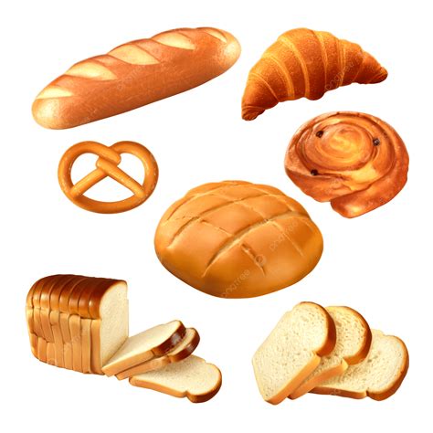 Variety Of Baked Foods And Breads Baked Foods And Breads Baked Foods