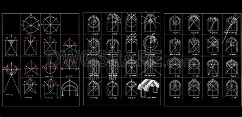 200 Free Download Architectural Arch Styles In Cad Drawings
