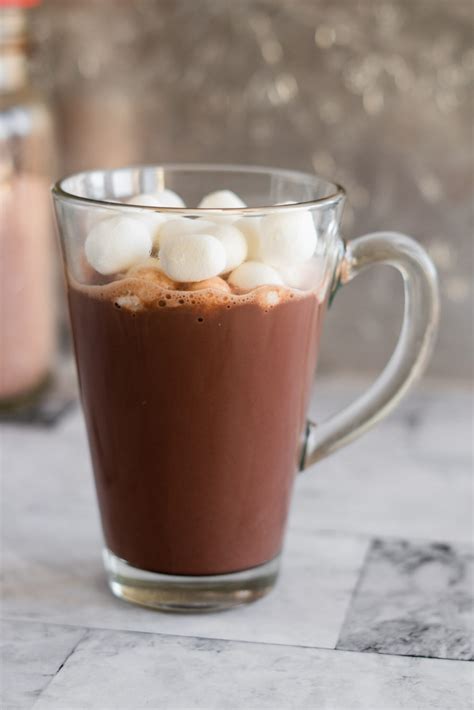 Hot Chocolate With Marshmallows And Whipped Cream