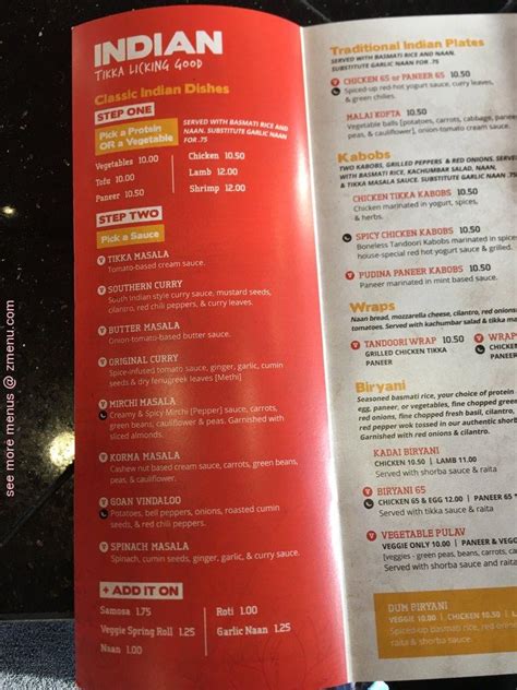 Online Menu Of Masala Wok Indian Asian Fare Restaurant Austin Texas