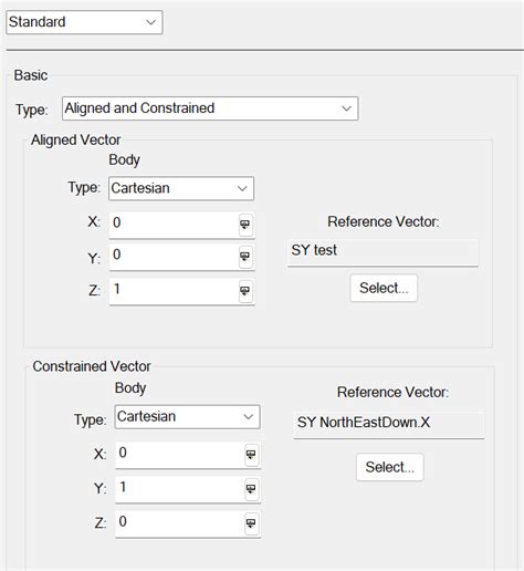 How To Set Attitude Of A Satellite As Type Of Aligned And Constrained