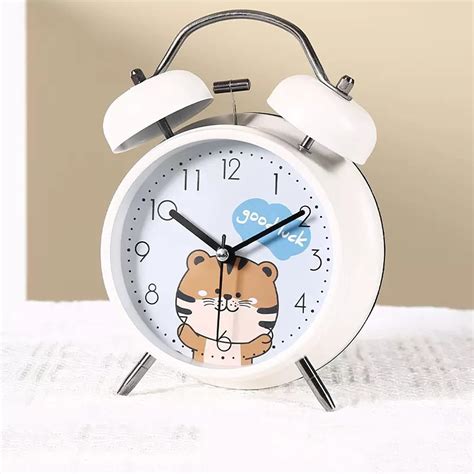 Alarm Clocks Double Bell Loud Alarm Clock Rechargeable