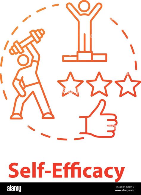 Self Efficacy Concept Icon Personal Potential Realization