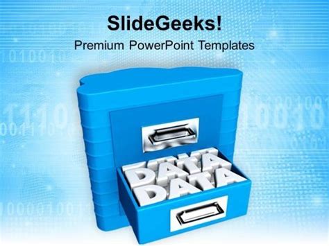 With Cloud Technique We Can Share Data Securely PowerPoint Templates Ppt Backgrounds For Slides