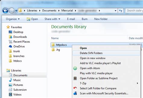 Three Ways To Recurrently Delete Svn In Windows NEXTOFWINDOWS