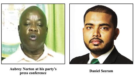 Seeram Should Do The Decent Thing And Resign Norton Stabroek News