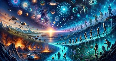 Evolutionary Emergence From Primordial Atoms To Living Algorithms Of Artificial