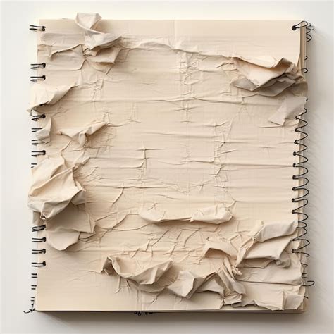 Premium Ai Image Crumpled Notebook Paper Texture Premium Ai Image Crumpled Notebook Paper Texture