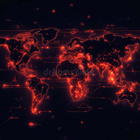 World Map Highlighting Global Epidemic Outbreak Zones With Visual Data
