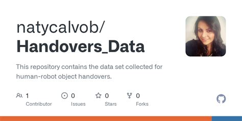 Github Natycalvobhandoversdata This Repository Contains The Data